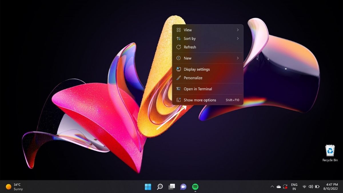 How to Disable Show More Options in Windows 11